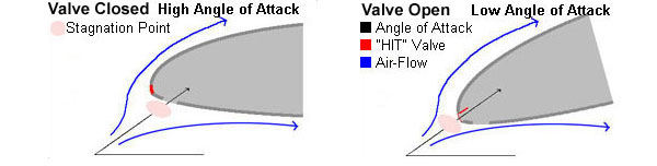 The Standard leading edge intakes on a paraglider are placed on the ...